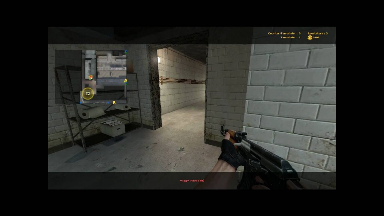 Counter Strike Source - Enemy Down - Cup D - 5 Man Kill - YouTube