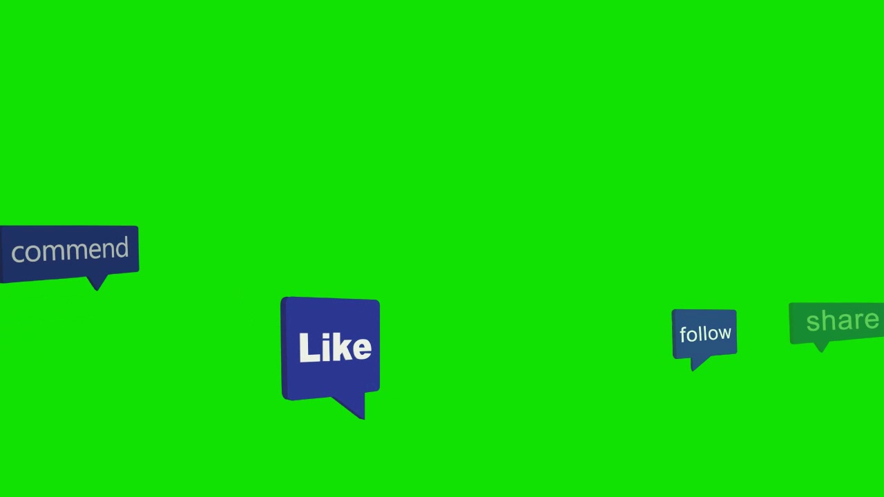 SHARE LIKE COMMENT GREEN SCREEN EFFECT 4 - YouTube