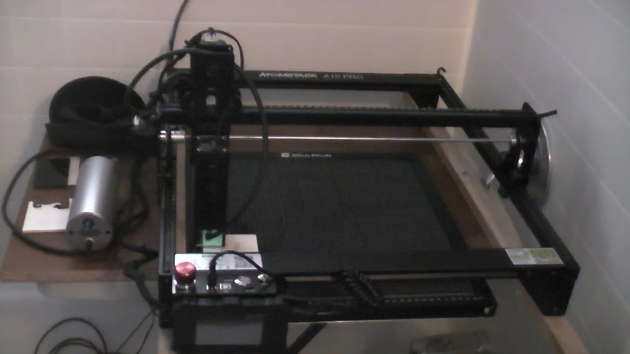 AtomStack A10 Pro, 10W optical Laser. Test cutting 2, 4 & 8mm plywood ...