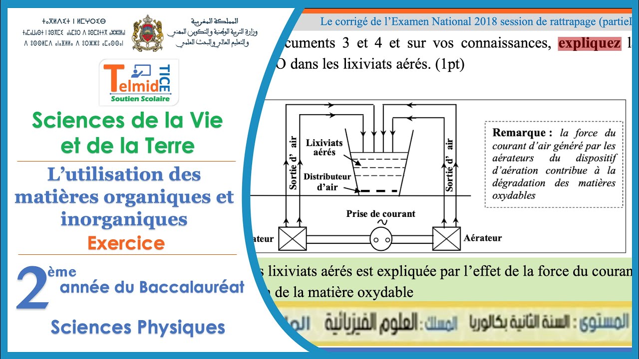 L'utilisation des matières organiques et inorganiques-Exercice ...