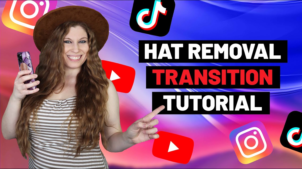 How To Do The Hat Removal Transition For TikTok and IG Reels - YouTube