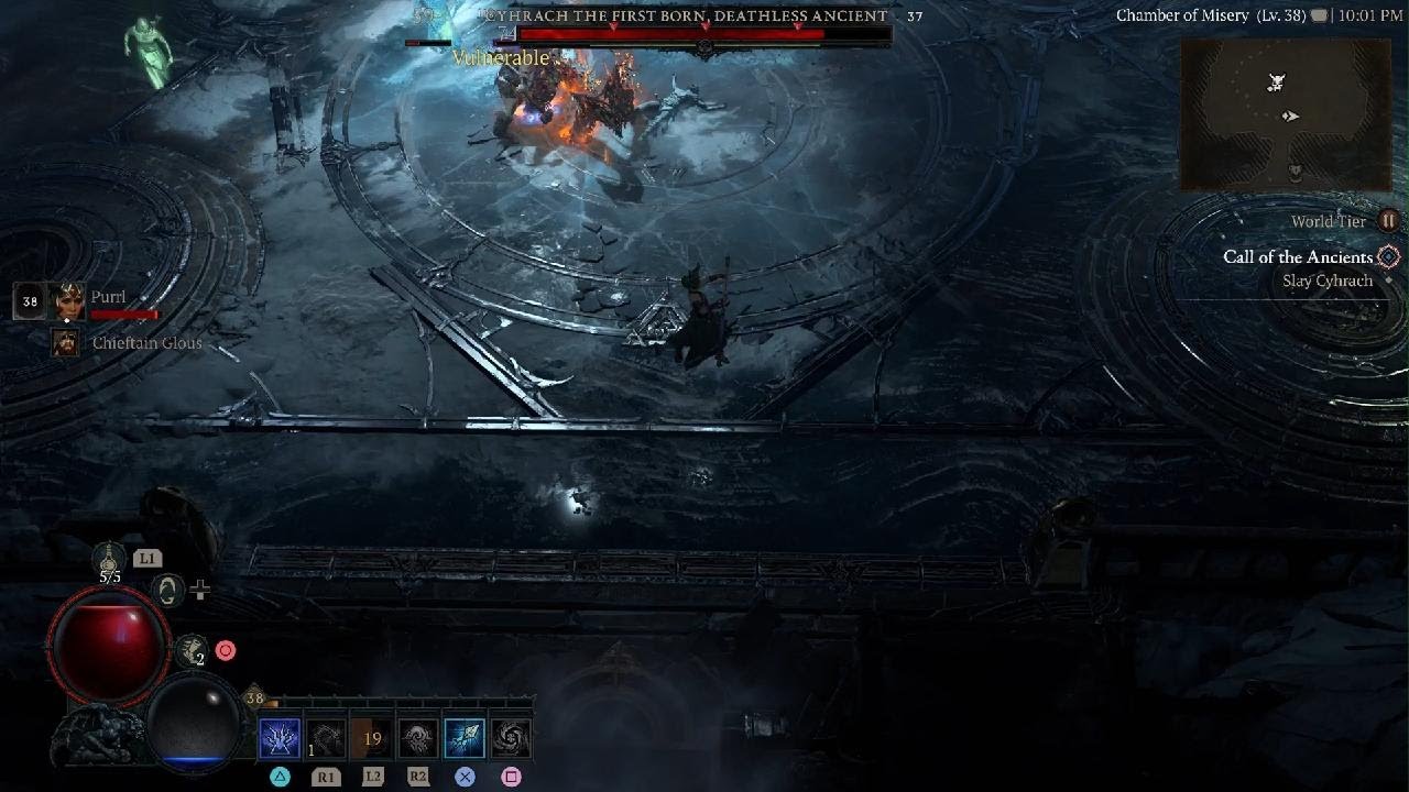 Diablo IV - Hydra and Blizzard Sorc vs Cyhrach - YouTube