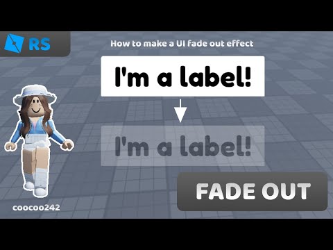 How to make a UI fade out effect | Roblox Studio - YouTube