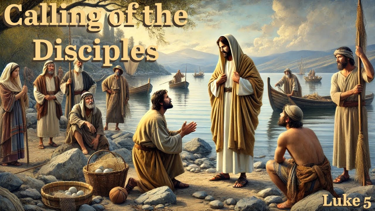 Calling of the Disciples: Narration of Luke 5 - YouTube