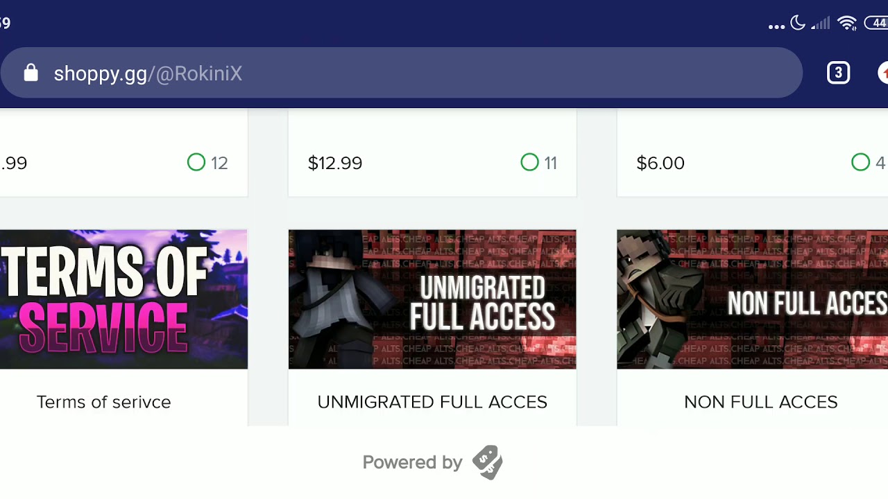 NEW LEGIT FORTNITE AND MINECRAFT SHOP | OMG! | Shoppy.gg/@RokiniX ...