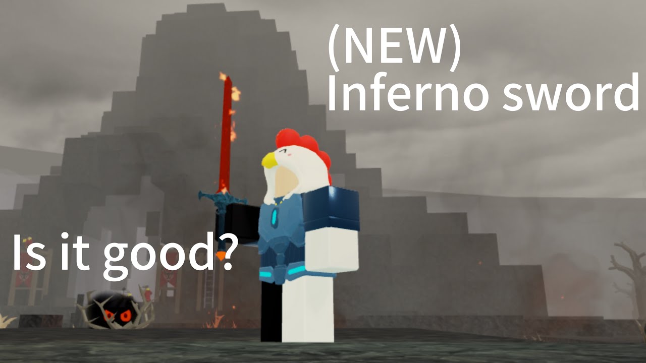 Testing how good the new inferno sword is - YouTube