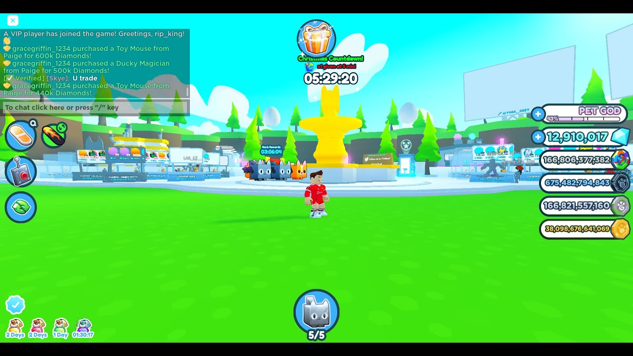 NEW UPDATE PET SIM X GRIDING TRADING BOOTH + UPDATE?!?!?!? - YouTube