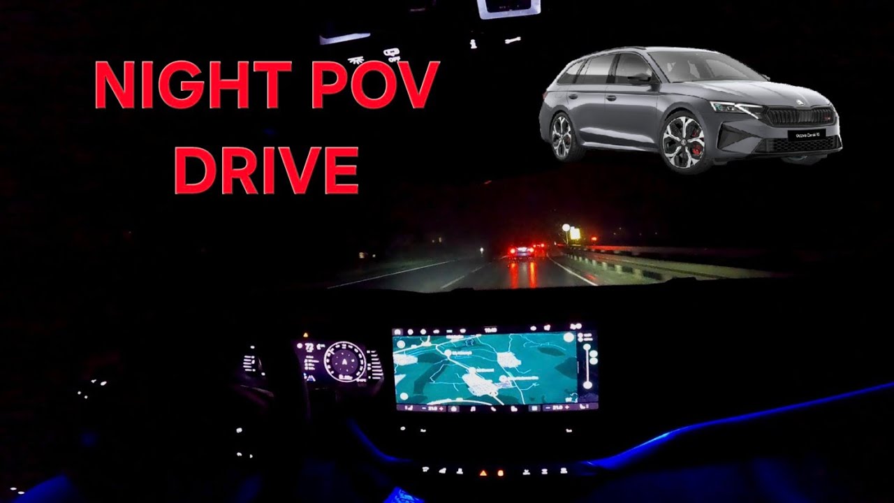Testing the 2025 Skoda Octavia at Night - ONBOARD POV NIGHT DRIVE - YouTube