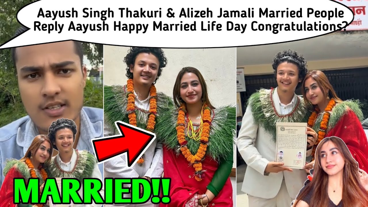 Aayush Thakuri & Alizeh Jamali Married People Reply Aayush Happy ...