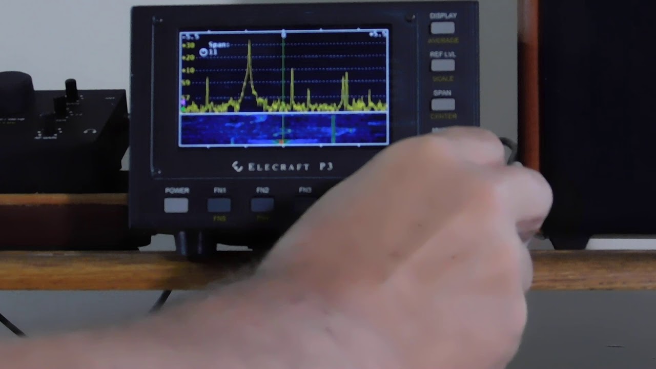 Elecraft P3 used with a K2 and K3 - YouTube