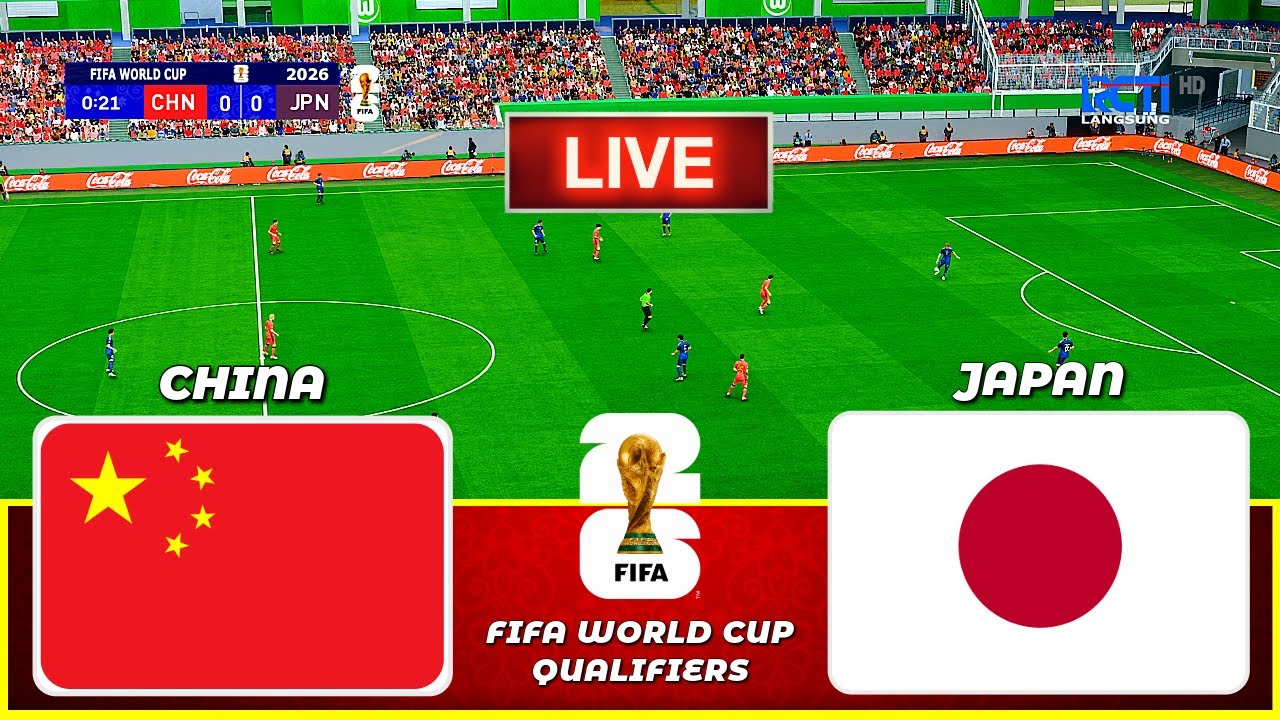 LIVE🔴| CHINA vs JAPAN - FIFA World Cup Asian qualifiers | Full Match ...