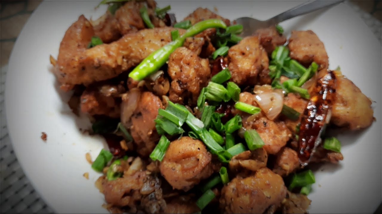 Authentic Chinese Dry Chili Chicken || বাড়িতে বানান Authentic Chinese ...