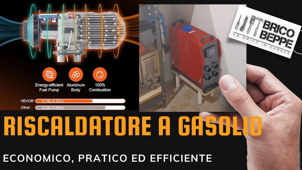 Riscaldamento a gasolio - Webasto o Vevor montaggio in garage - YouTube