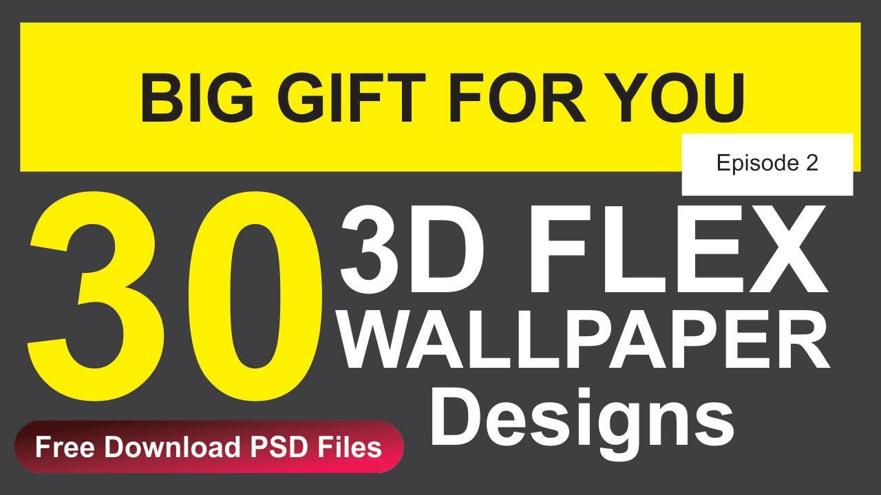 (30) 3D Flex Wallpaper Designs Free Download || EPS 2 || PSD Files ...