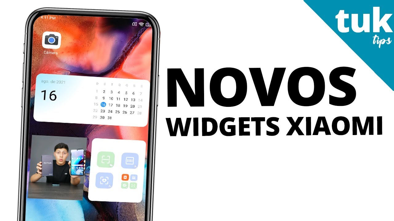 COMO INSTALAR OS NOVOS WIDGETS DA MIUI - XIAOMI - YouTube