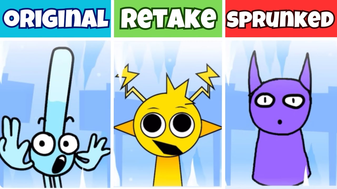 Incredibox : Cool As Ice Original vs Cool As Ice Retake vs Sprunked ...