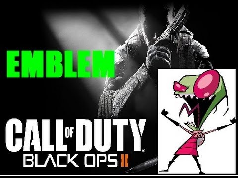 Black Ops 2 - Invader Zim Emblem - YouTube