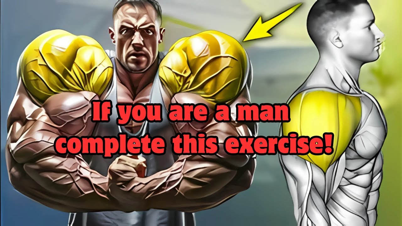 The 3 most powerful exercises for broad, defined shoulders - YouTube