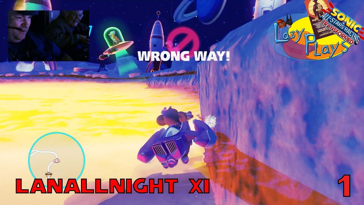 Sonic & All Stars Racing Transformed | Lazy Plays | LanAllNight XI ...