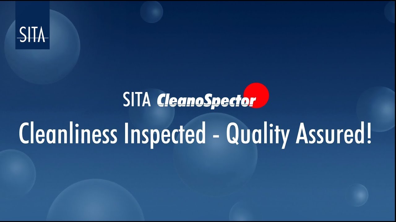 SITA CleanoSpector - Cleanliness inspection of parts surfaces - YouTube
