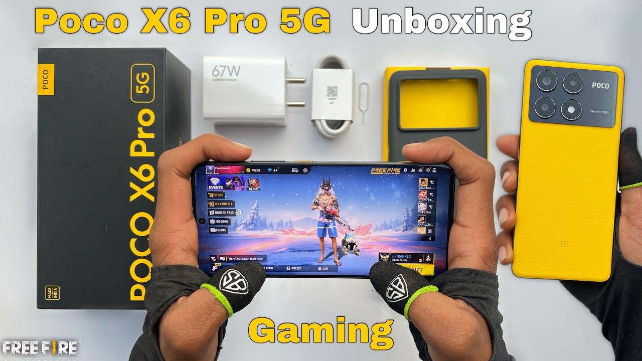Poco X6 Pro 5G unboxing and gaming test MediaTek Dimensity 8300 Ultra ...