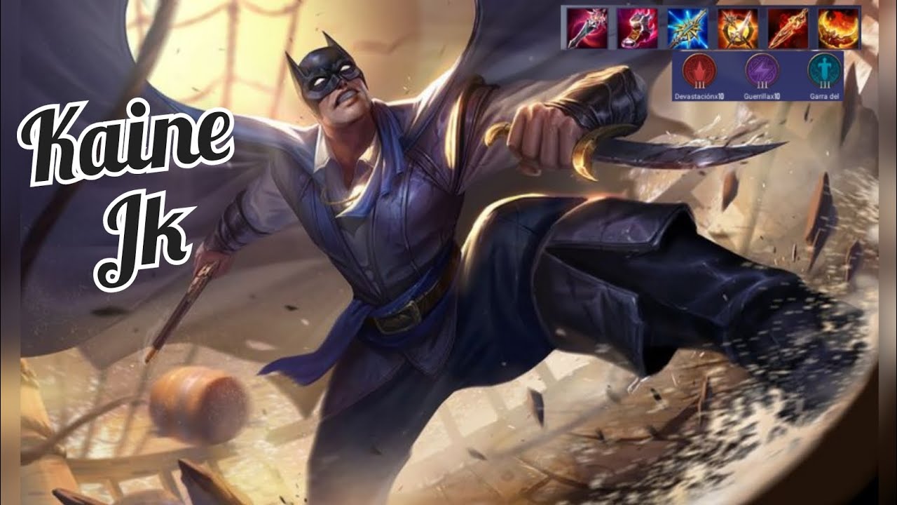 KAINE//BATMAN||TUTORIAL 2024 /ARENA OF VALOR/JUNGLA//ASESINO//TOP ...