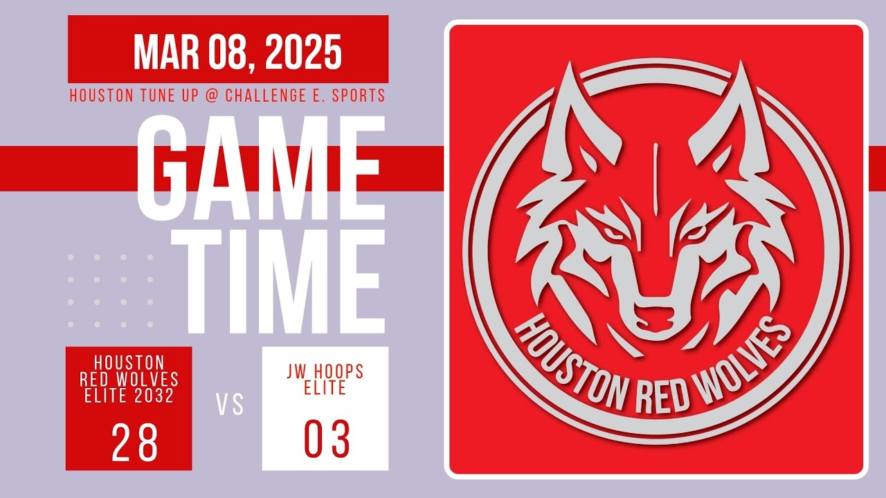HOUSTON RED WOLVES 2032 VS JW HOOPS - YouTube