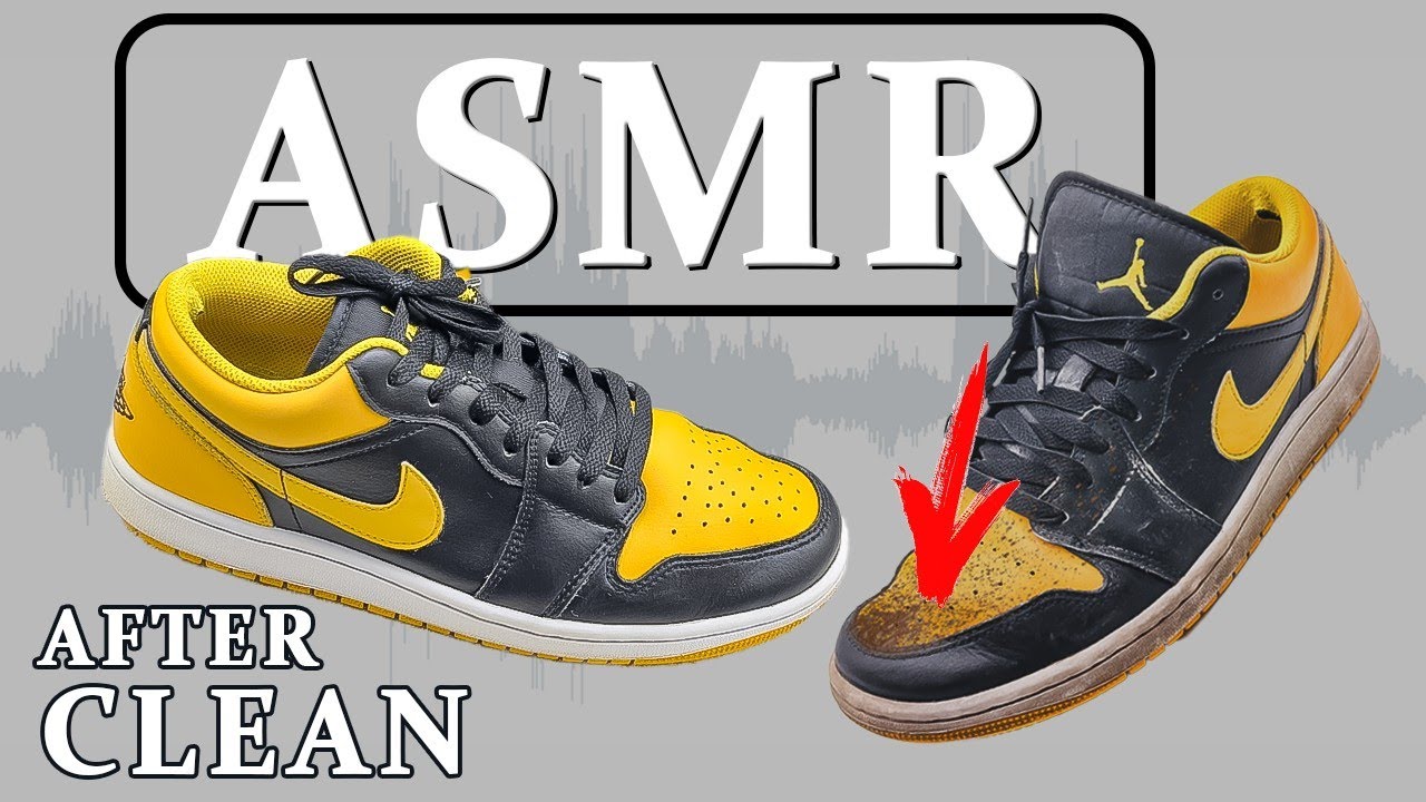 From TRASH to FRESH – Deep Cleaning Air Jordan 1's | Satisfying ASMR ...