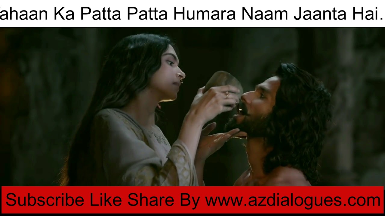 Padmavati Movie Dialogues | Padmaavat | All Dialogues | By AZDialogues ...
