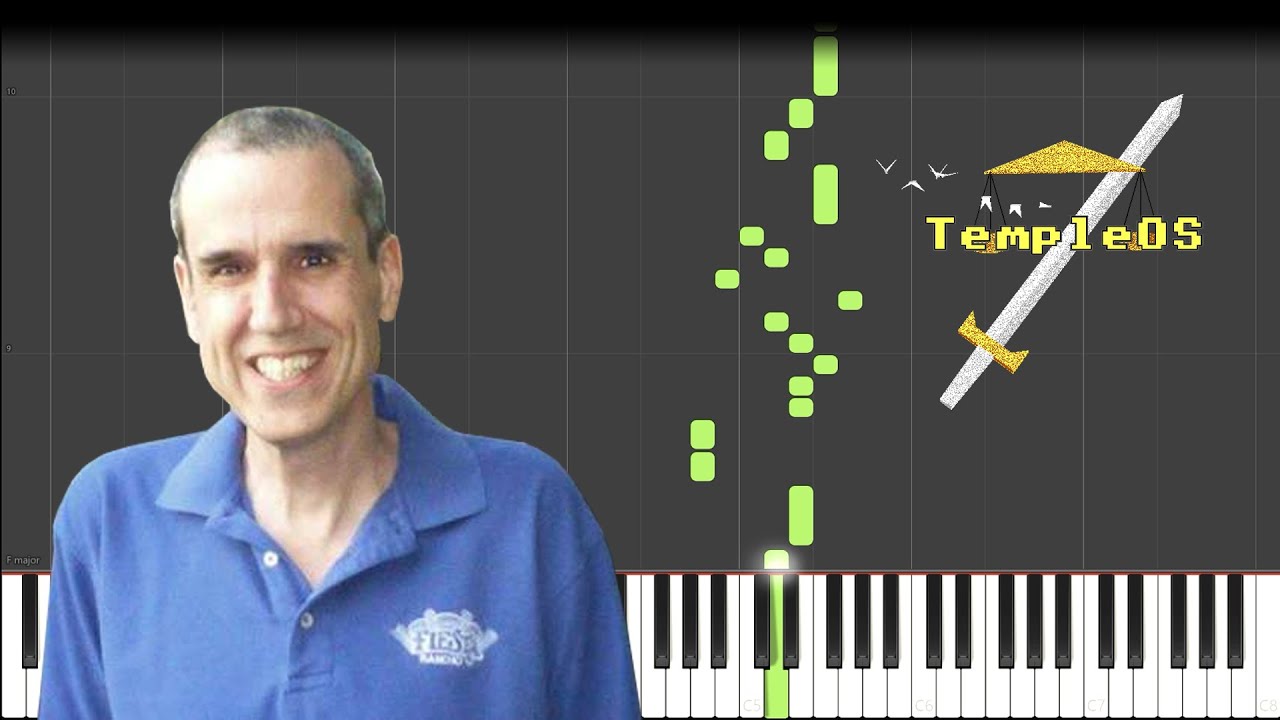 Terry A. Davis - Risen (TempleOS Hymn) [MIDI] - YouTube