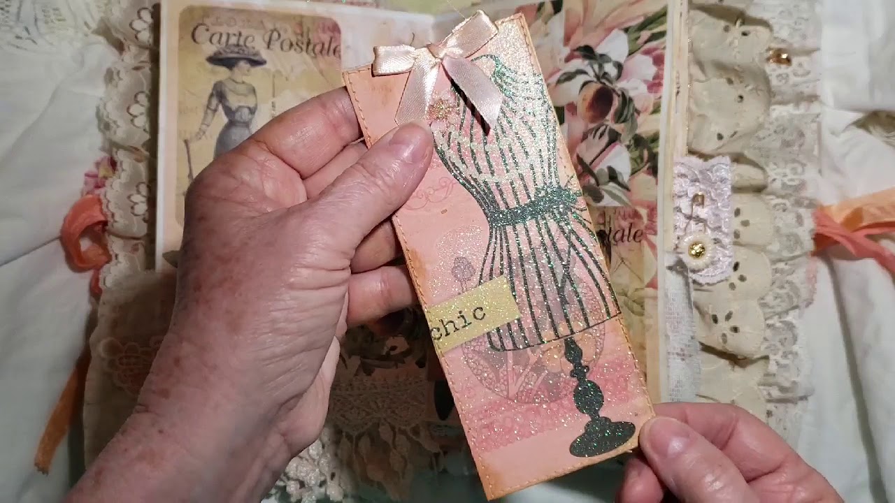 🌺🌿Design Team project for Studio28E, Shabby chic journal for swap with ...