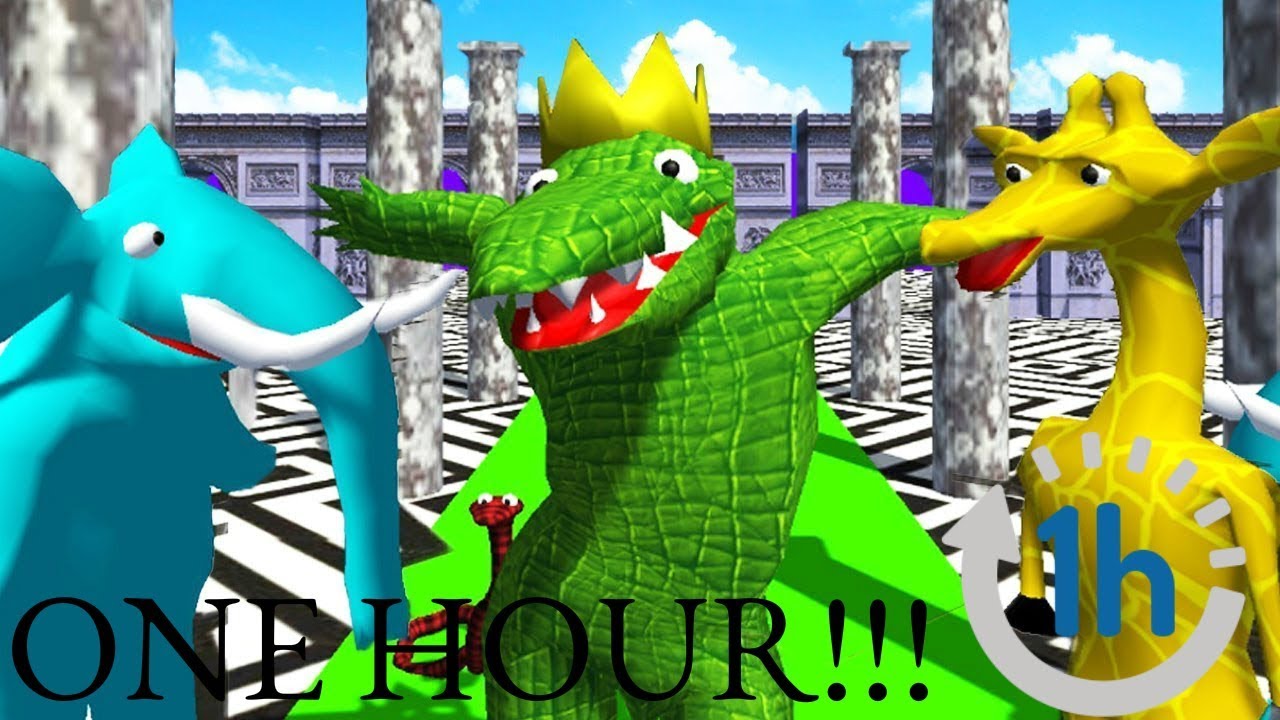 King Croc Dance 1 Hour [Wild Animal Sports Day] - YouTube