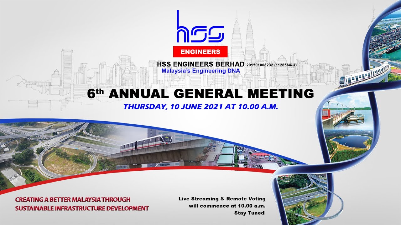 HSS Engineers Berhad - 6th AGM - 10/06/2021 - YouTube