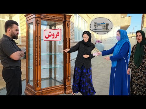 Fatima's efforts to buy a new sewing machine and Isa's opposition to her decision 