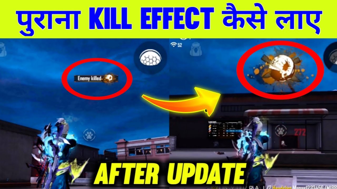 HOW TO CHANGE KILL EFFECT AFTER UPDATE | KILL EFFECT SETTING | LOGIC ...
