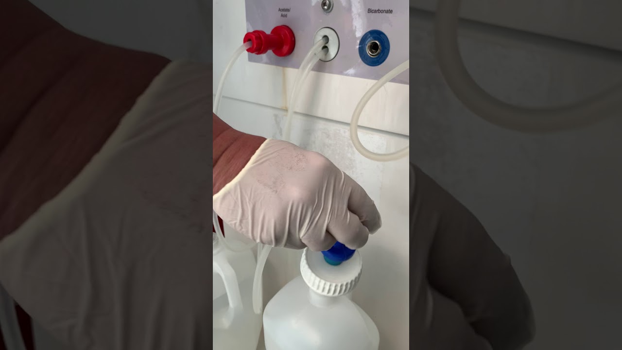 SETTING UP DIALYSIS MACHINE PART 1 - YouTube