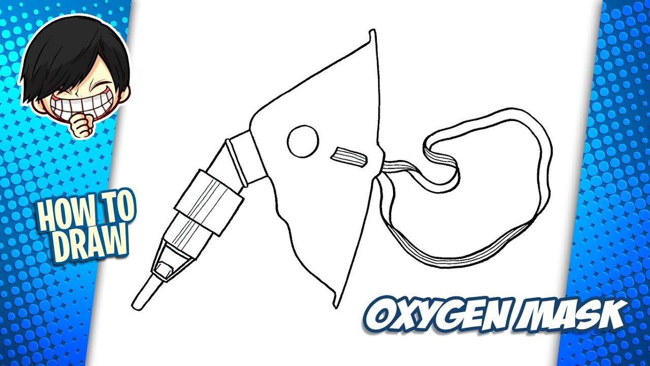 How to draw Oxygen Mask - YouTube