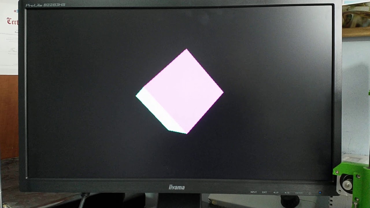 Colour Maximite 2: driving VGA, playing with quaternions - YouTube