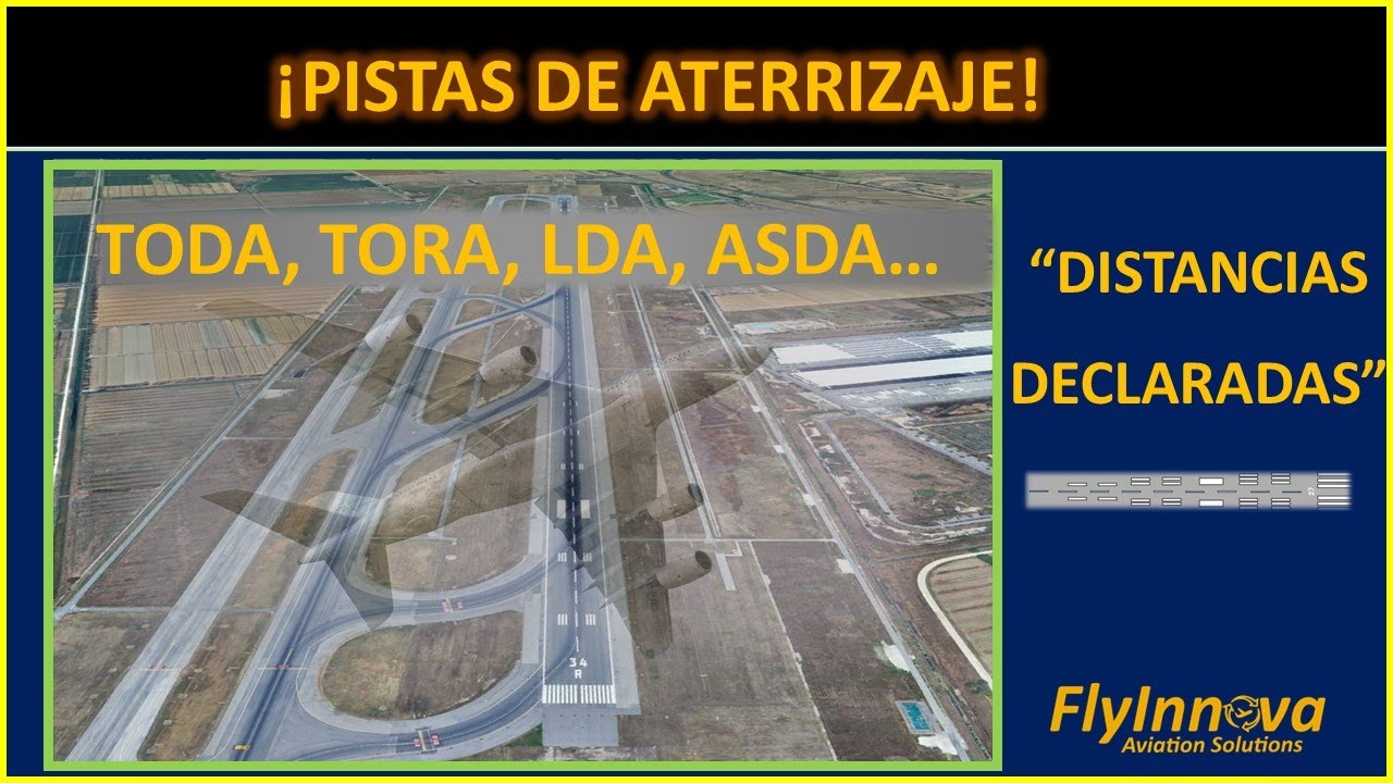 Pistas de Aterrizaje. Distancias Declaradas. TORA-TODA-LDA-ASDA. - YouTube