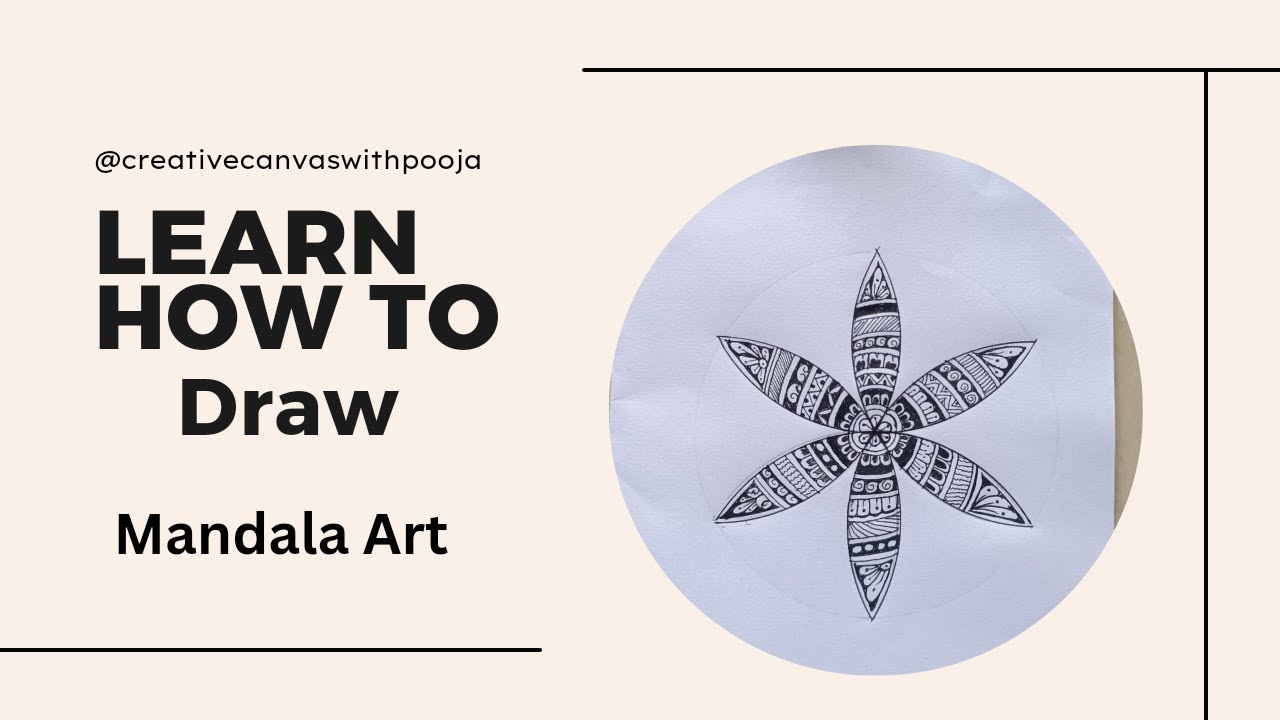 How To Draw Easy Mandala For Beginners/How To Make the Simple Mandala ...