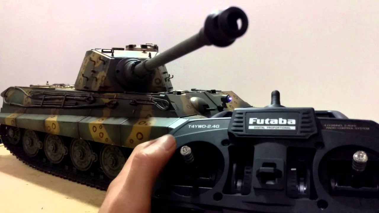 Tk24-KT 恆龍虎王遙控坦克BB彈版本操作示範 - YouTube