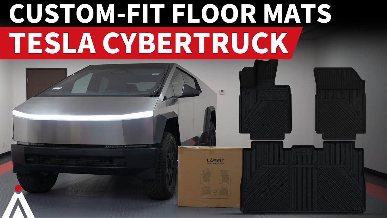 Tesla Cybertruck 2023-2025 All-Weather Floor Mats [Installation ...