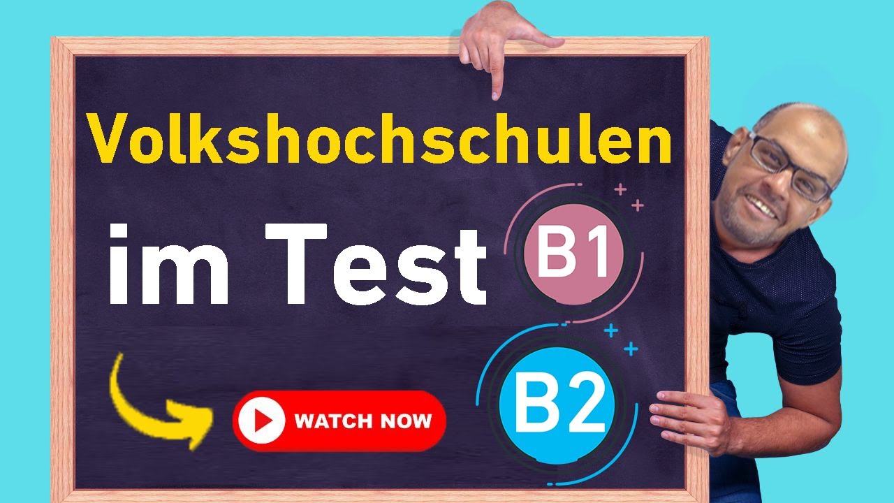 Volkshochschulen im Test B1 - Texte für Deutsch-Lerner - YouTube