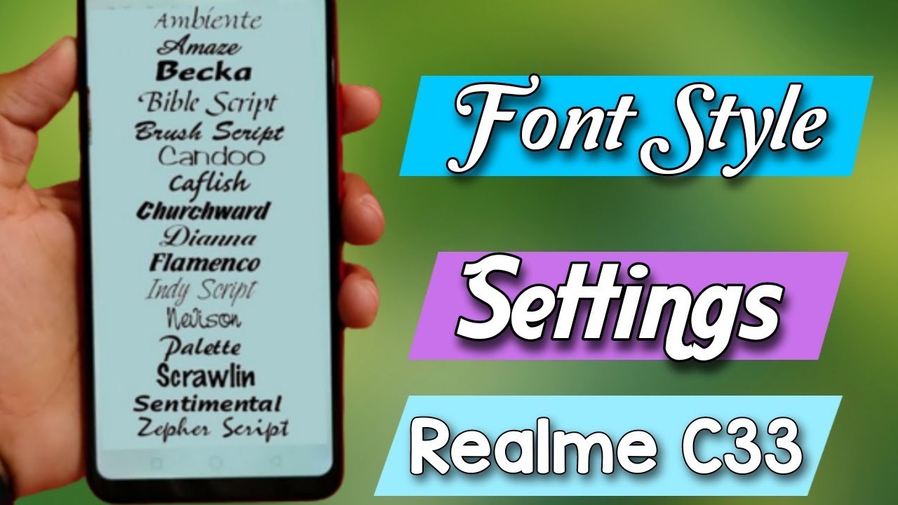 Realme C33 Me Font Style Change Kaise Kare How To Change Font Style In Realme C33 YouTube realme-c33-me-font-style-change-kaise-kare-how-to-change-font-style-in-realme-c33-youtube