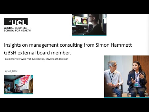 Insights on management consulting from Simon Hammett, GBSH external board member