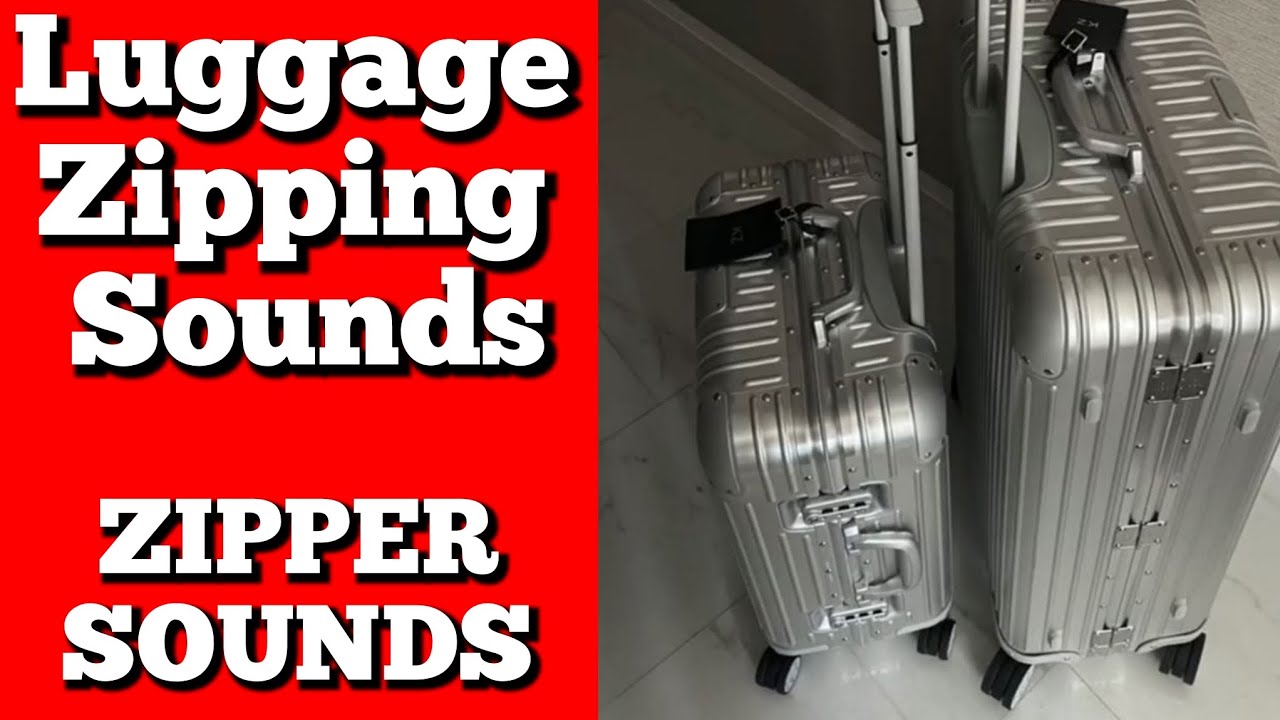 ZIPPER Sounds, Zipping Sounds, Zip Sounds, Luggage Zipping Sounds, zip ...