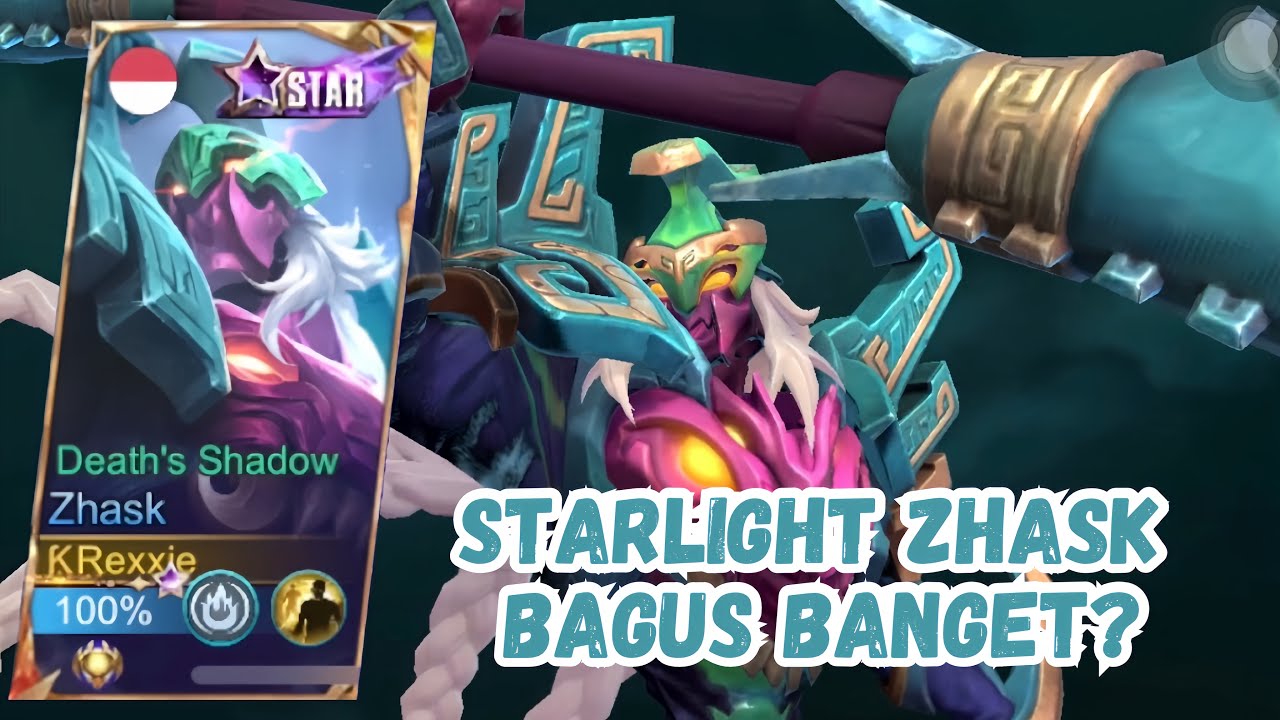 REVIEW SKIN STARLIGHT ZHASK ~ DEATH’S SHADOW #mobilelegends - YouTube