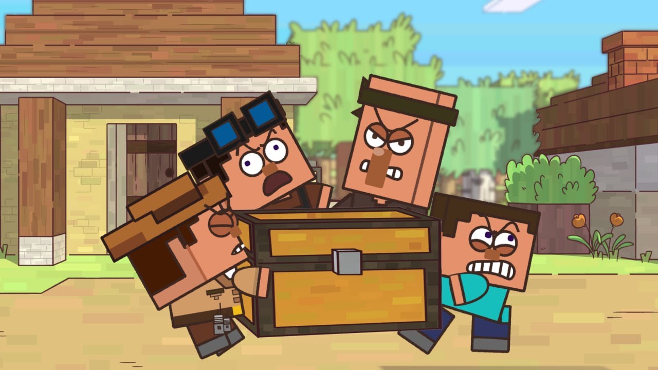 WHO WILL THE TREASURE BELONG TO? Ultimate Minecraft Cartoons - YouTube