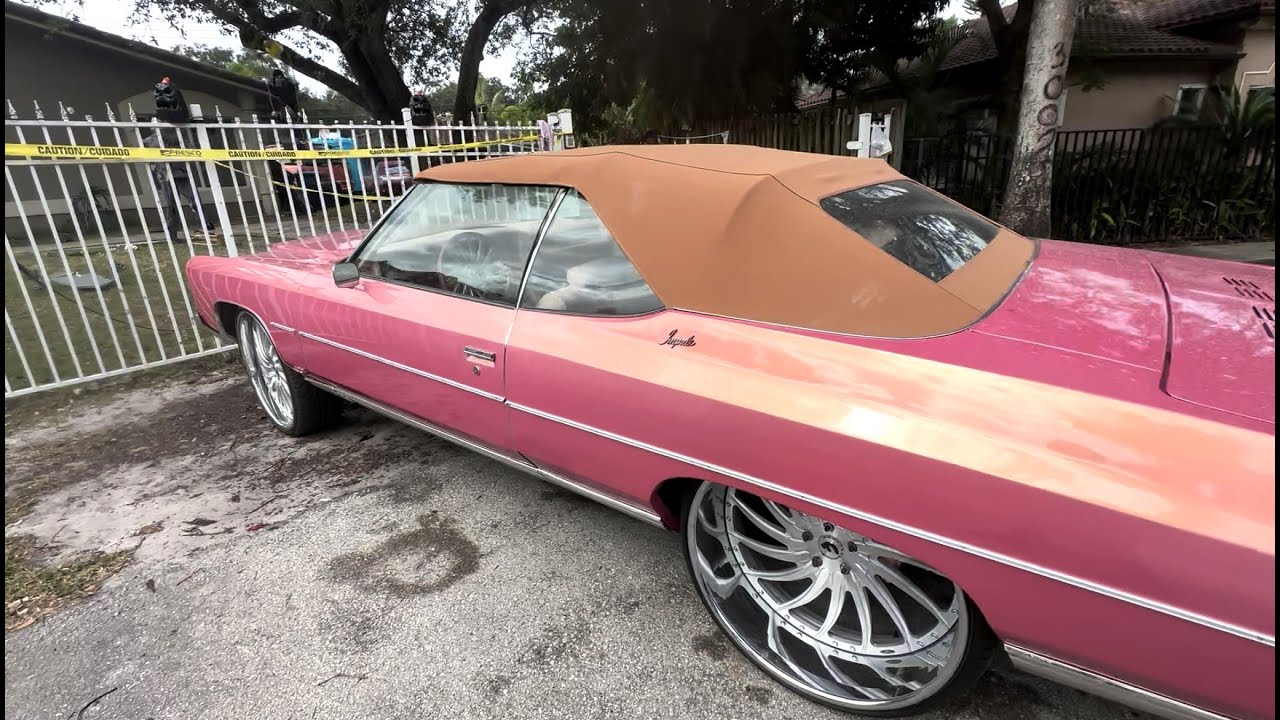 New 26" Tires for my Client Trav's Chevy Donk - YouTube