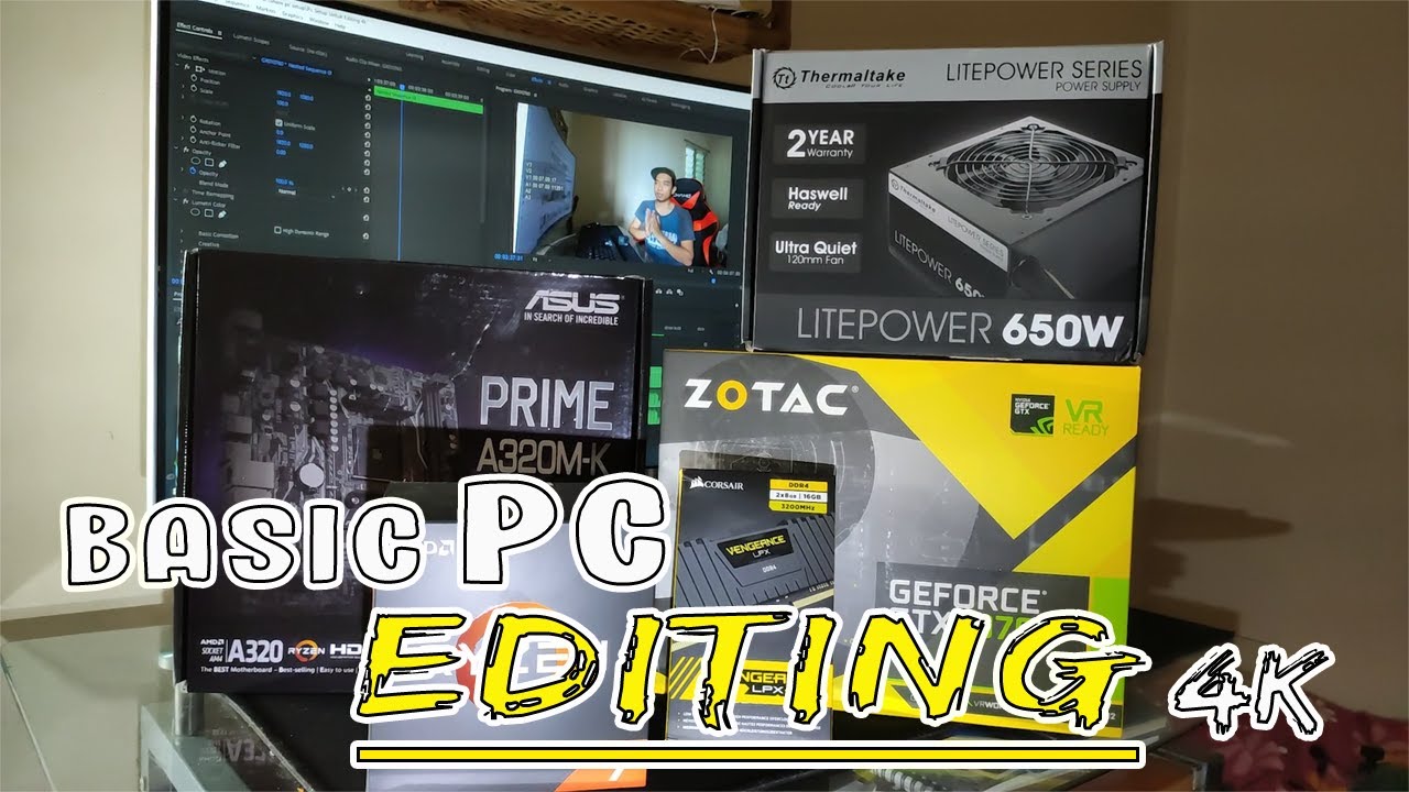 Pc Setup Low Budget Untuk Editing 4k - YouTube